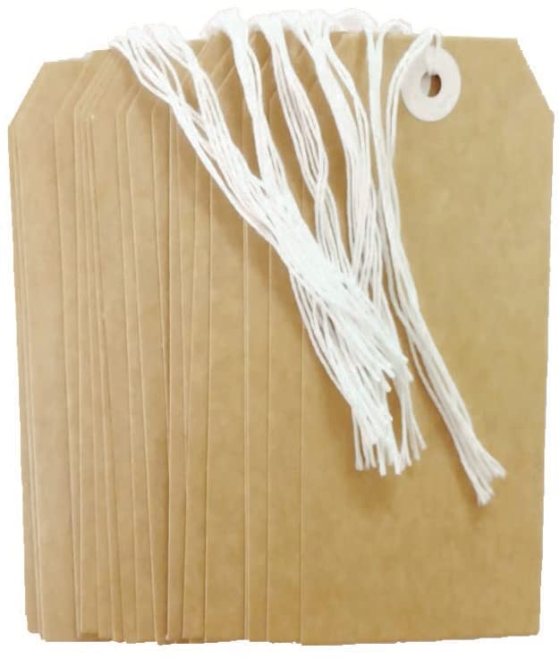 Orion Stationery 20 PCS Tie On Luggage Labels/Storage Card Tags with ...