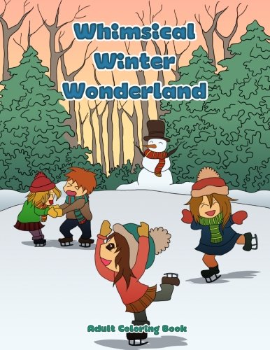 Amazon.com: Whimsical Winter Wonderland: A Super Cute Winter Coloring ...