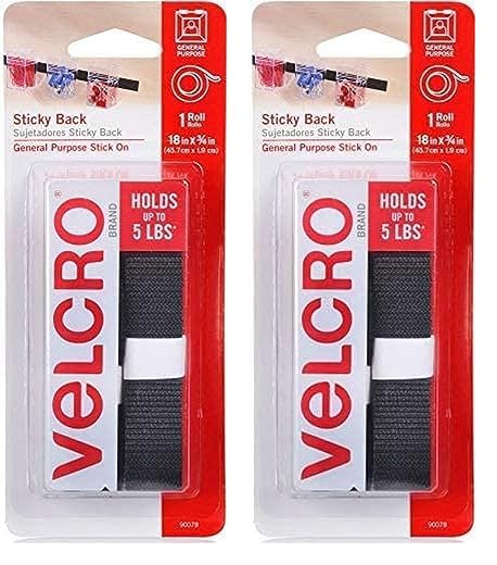Amazon.com: VELCRO Brand - Sticky Back Hook and Loop Fasteners – Peel ...