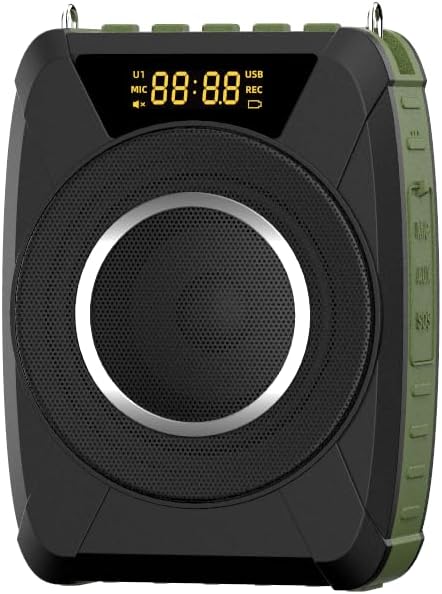 Amazon.com: 20W Bluetooth Voice Amplifier Wireless Microphone for ...