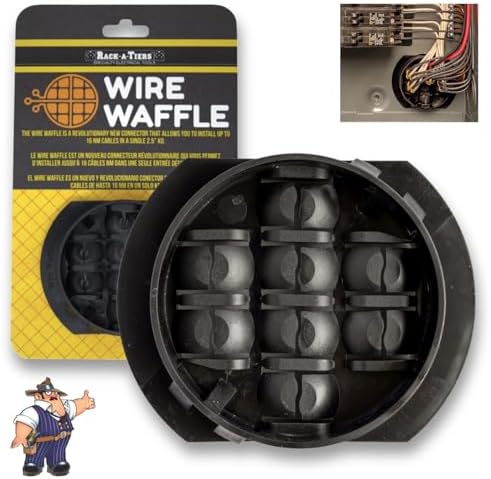 Amazon.com: Wire Waffle Connnector for 2.5" KO's - 1 unit, NM Cable ...