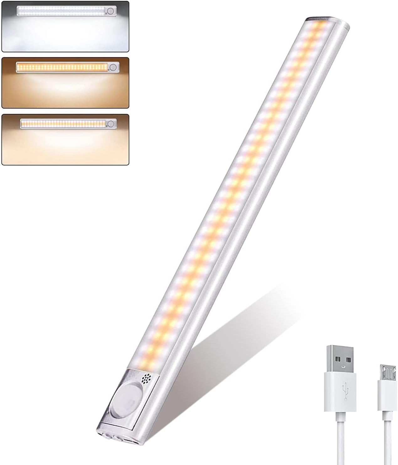 DFGOTOP Under Cupboard Kitchen Lights 160LED, Motion Sensor Light ...