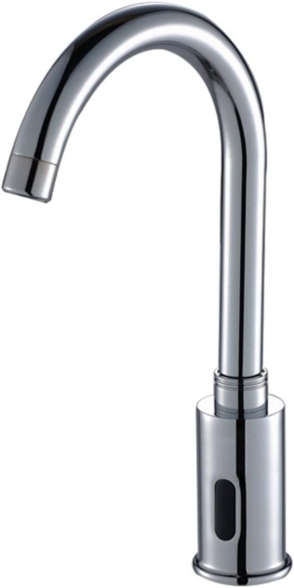 Wall Mount Automatic Faucet with Sensor Stainless Steel DC Powered ...