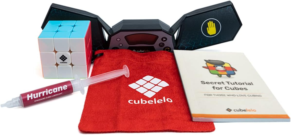 Cubelelo Drift Solving Kit | 3X3 Stickerless Cube, Hurricane Lube ...