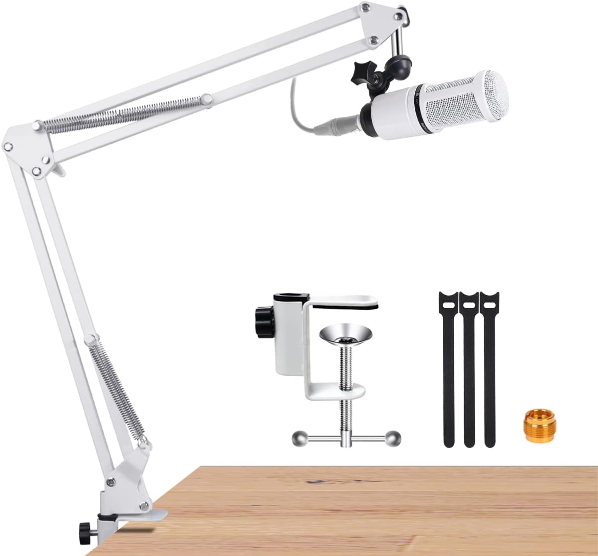 For At2020 and At2035 White Mic Stand, White Boom Arm Compatible with ...