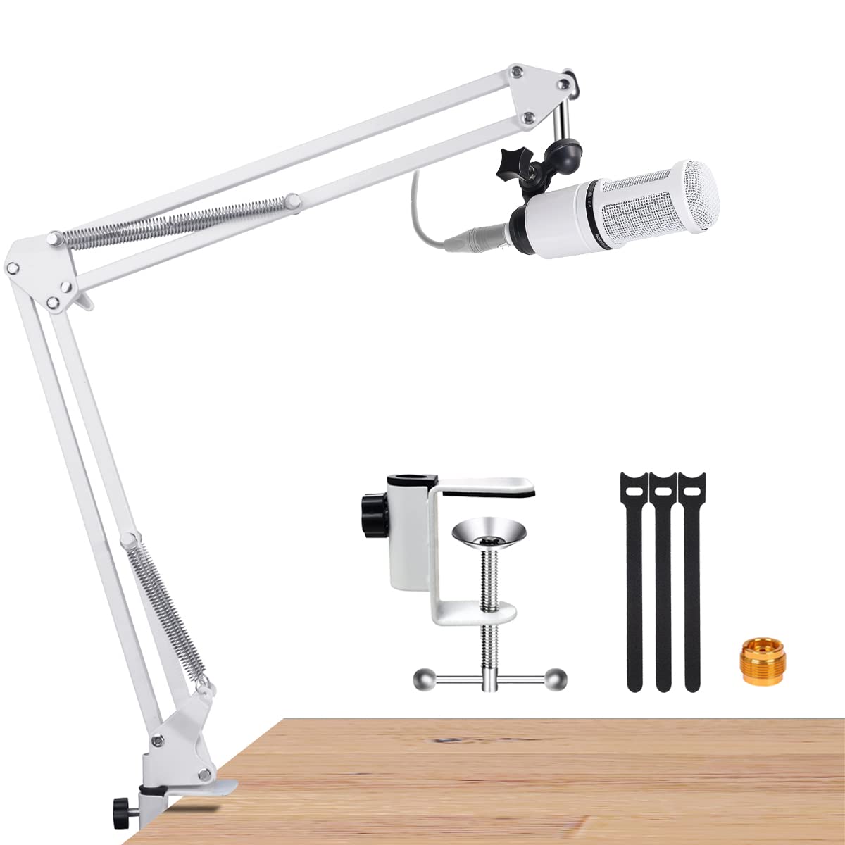 For At2020 and At2035 White Mic Stand, White Boom Arm Compatible with ...