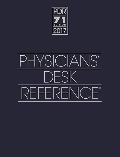 2017 Physicians' Desk Reference 71st Edition: PDR Staff: 9781563638381 ...