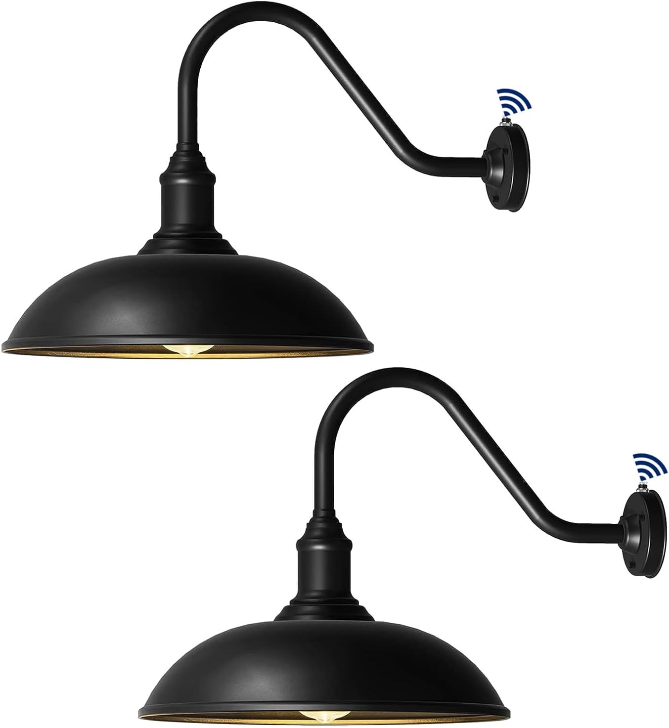 Ytzlvw 18 Inch Large Outdoor Gooseneck Barn Lights, Dusk to Dawn ...