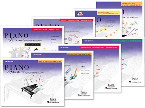 NEW Faber Piano Adventures Primer Level Complete Books Set (8 Books ...