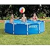 Amazon.com: Intex, Galvanized Circular Pool, with Metal Frame, 4,485 ...