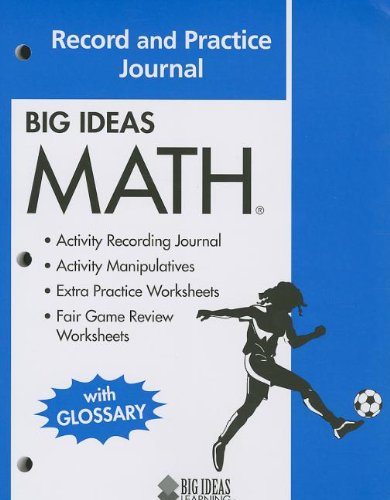BIG IDEAS MATH: Common Core Record and Practice Journal: HOLT MCDOUGAL ...