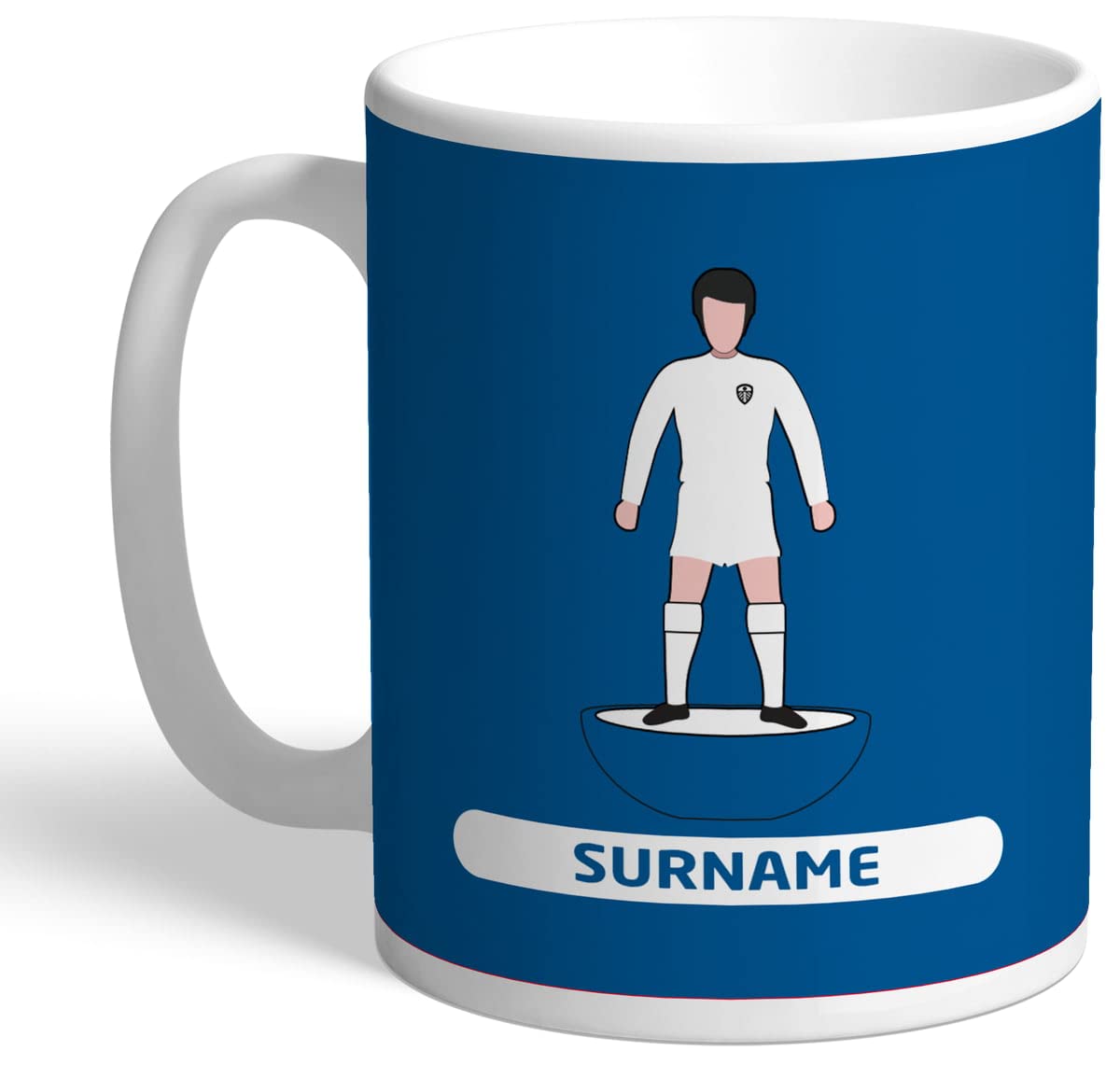 Personalised Player Figure 11oz Mug for Leeds United FC Fans, Great for ...