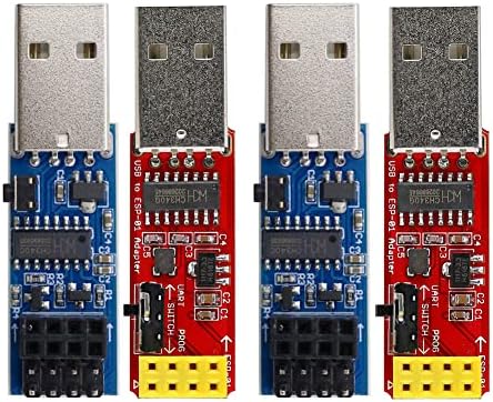 Amazon.com: Bundle of ESP01 ESP-01S Programmer UART USB to ESP8266 WiFi ...