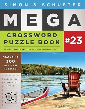 Simon & Schuster Mega Crossword Puzzle Book #23 (23) (S&S Mega ...