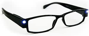 ZUBER® Magnifying Reading Glasses with LED Lights - See In The Dark (3. ...