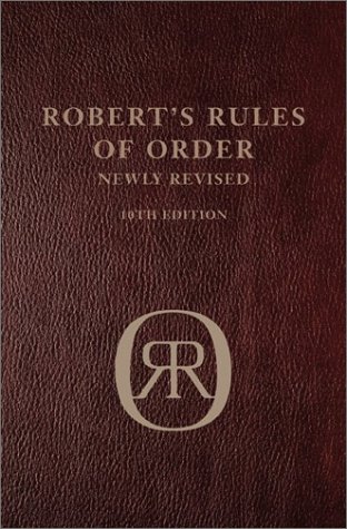 Robert's Rules Of Order 10th Ed Leatherbound Leatherbound: Robert ...