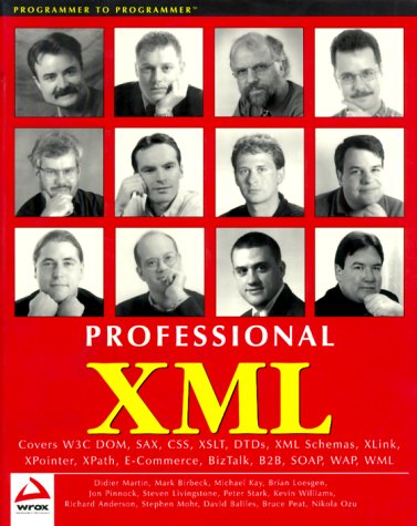 Professional XML (Programmer to programmer): Amazon.co.uk: Anderson, Richard, Birbeck, Mark, Kay ...