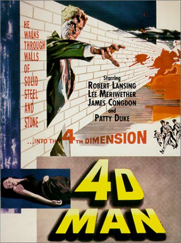 Amazon.com: 4D Man [DVD] : Robert Lansing, Lee Meriwether, James ...