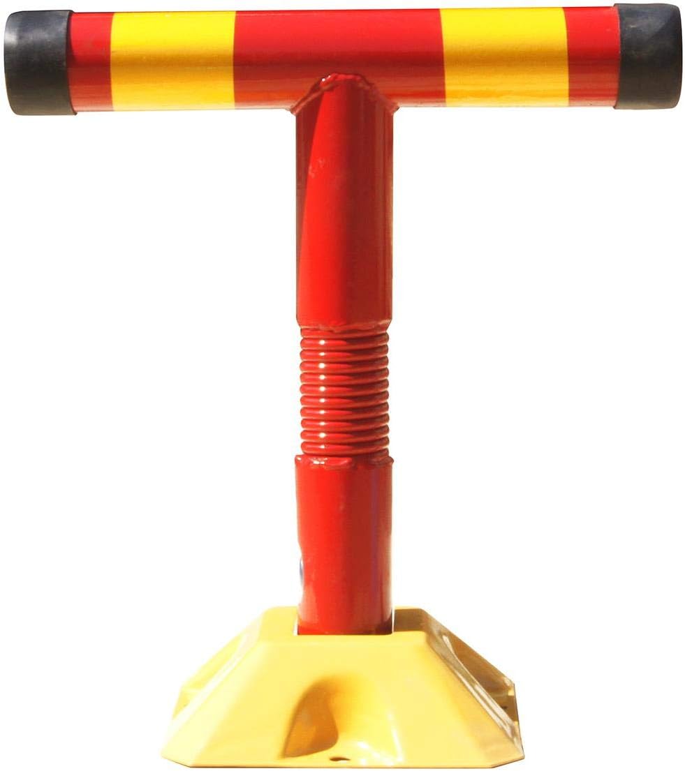 KATSU Car Parking Space Lock Bollard, High Visibility Yellow and Red ...