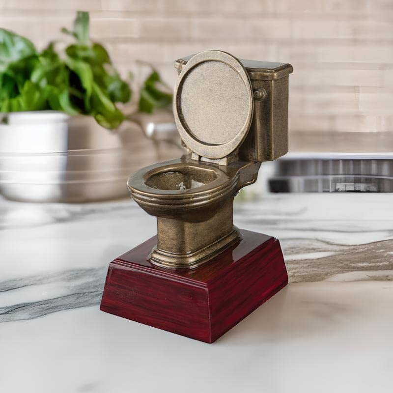 Snapklik.com : Gold Toilet Bowl Trophy - 6 Inch Tall Last Place Loser ...
