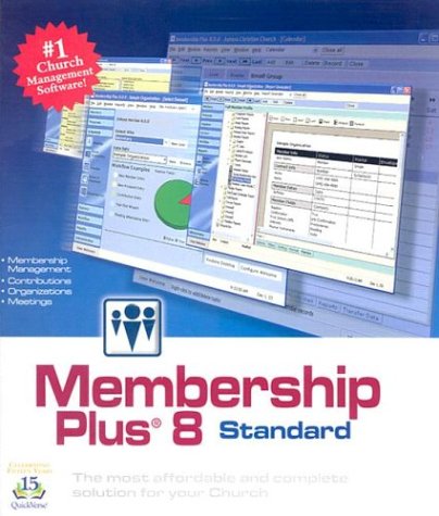 Membership Plus 8 Standard: Church Management Software: 9781930594913 ...