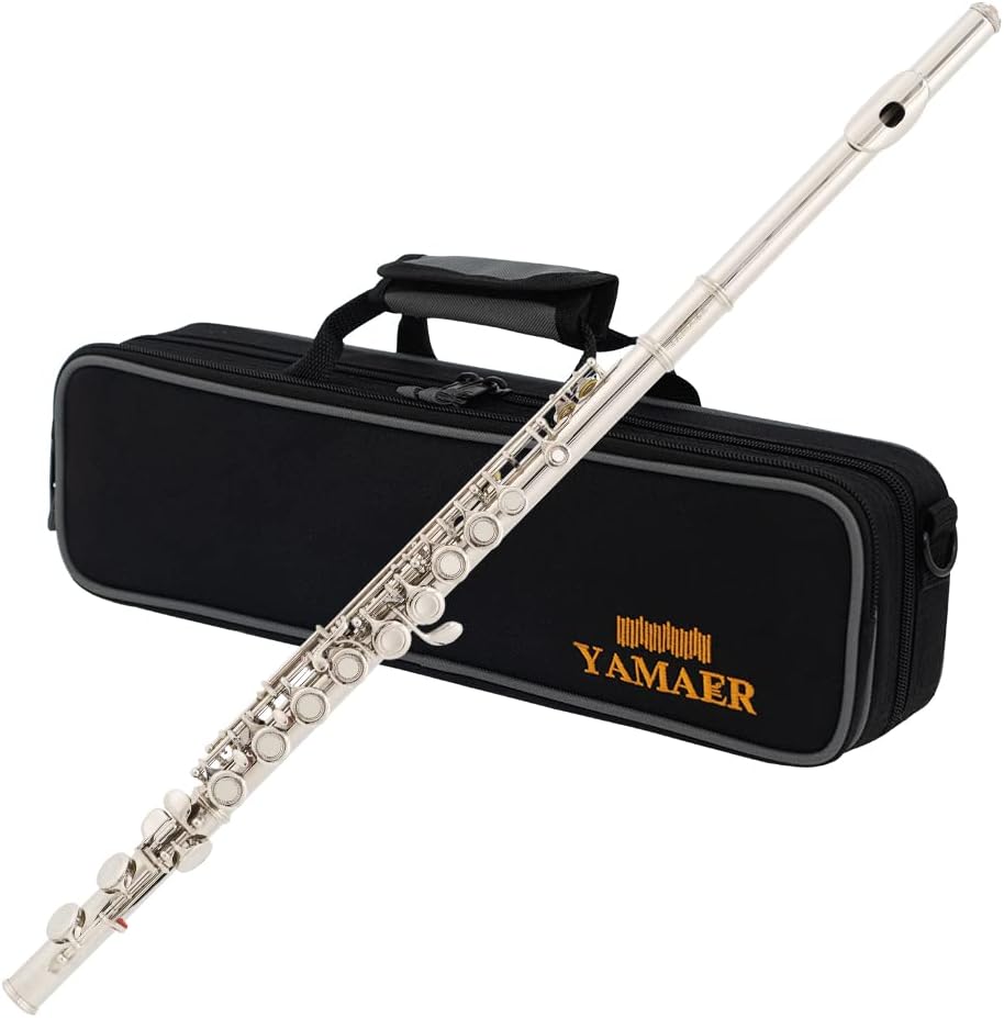 Amazon.com: Yamaer C Flute Closed Hole 16-Key Flute for Beginner Kids ...
