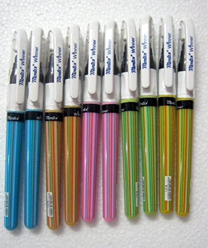 Montex Winner Glider Ball Pen - Set of 10, Blue : Amazon.in: Office ...