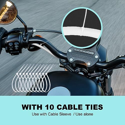 Snapklik.com : AGPTEK Cable Sleeve Cover, 10ft - 4/5inch