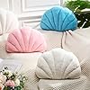 Amazon.com: Wenqik 2 Pcs Seashell Throw Pillow 13.4 x 10 Inch Soft ...