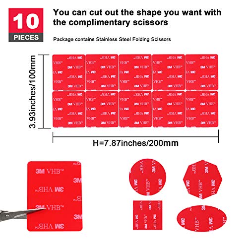 3M Double Sided Adhesive Tape Pads 10 PCS - OAPRIRE - Want It All