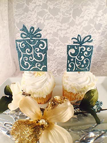 Amazon.com: Christmas Present Cupcake Toppers : Handmade Products