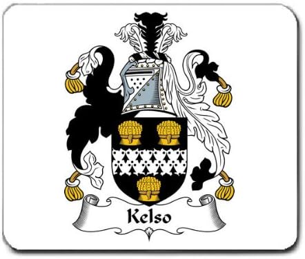 Amazon.com : Kelso Family Crest Coat of Arms Mouse Pad : Office Products