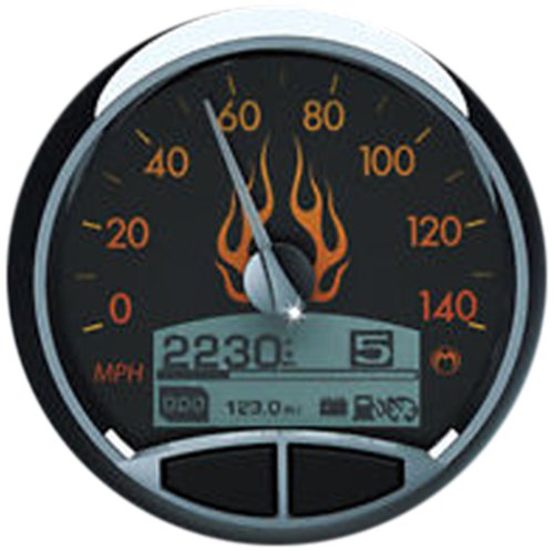 Kuryakyn (4639) 5" Flames Medallion Gauge Kit : Amazon.in: Car & Motorbike