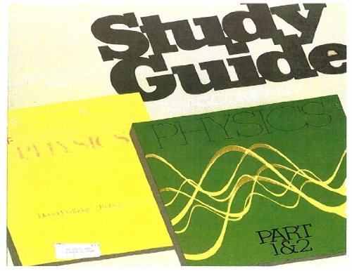 Student Study Guide to Accompany Fundamentals of Physics, Revised ...