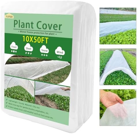 Amazon.com : TLSTGO Garden Covers Freeze Protection,10X53Ft Large Frost ...