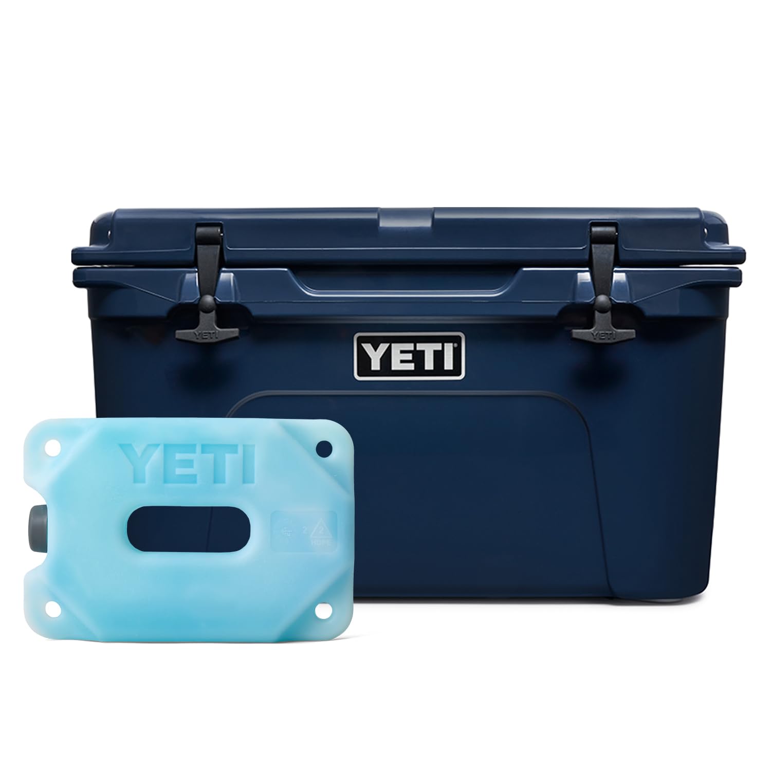 Amazon.com : YETI Tundra 45 Hard Cooler with YETI ICE 4 lb, Navy ...