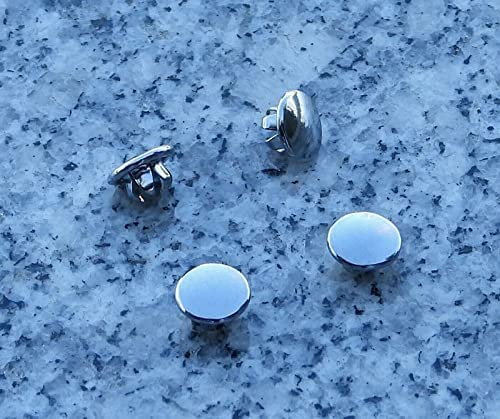 Amazon.com: i5motorcycle Set of Four Low-Profile Chrome Bumper Plugs ...