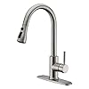 Moen Chateau Chrome Single Handle 4-Hole Kitchen Faucet with Protege ...