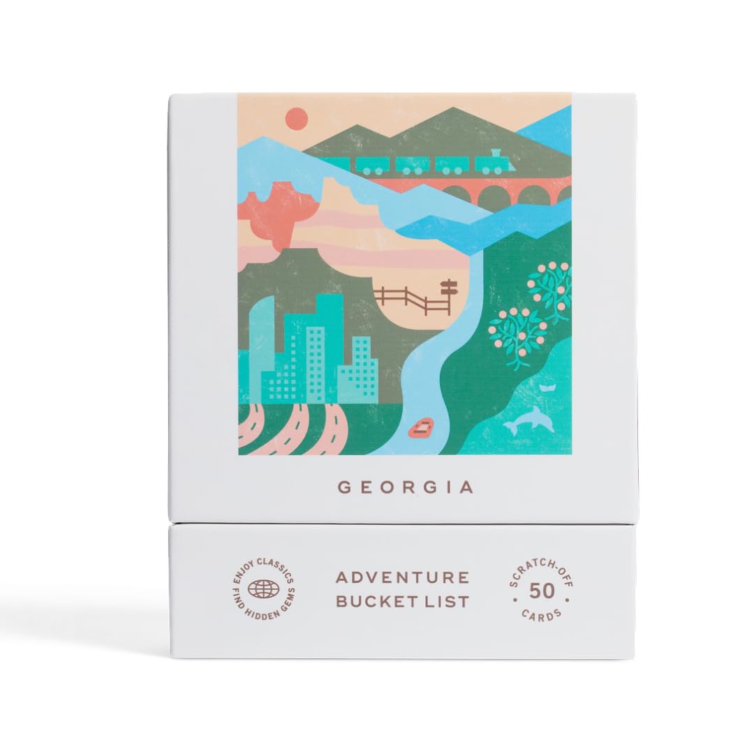 Amazon.com: Georgia Adventure Bucket List: 50 Scratch-Off Cards for ...