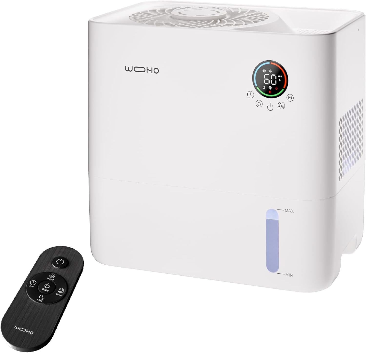 Amazon.com: Wooohoo Evaporative Humidifier for Bedroom, 5L Quiet No ...