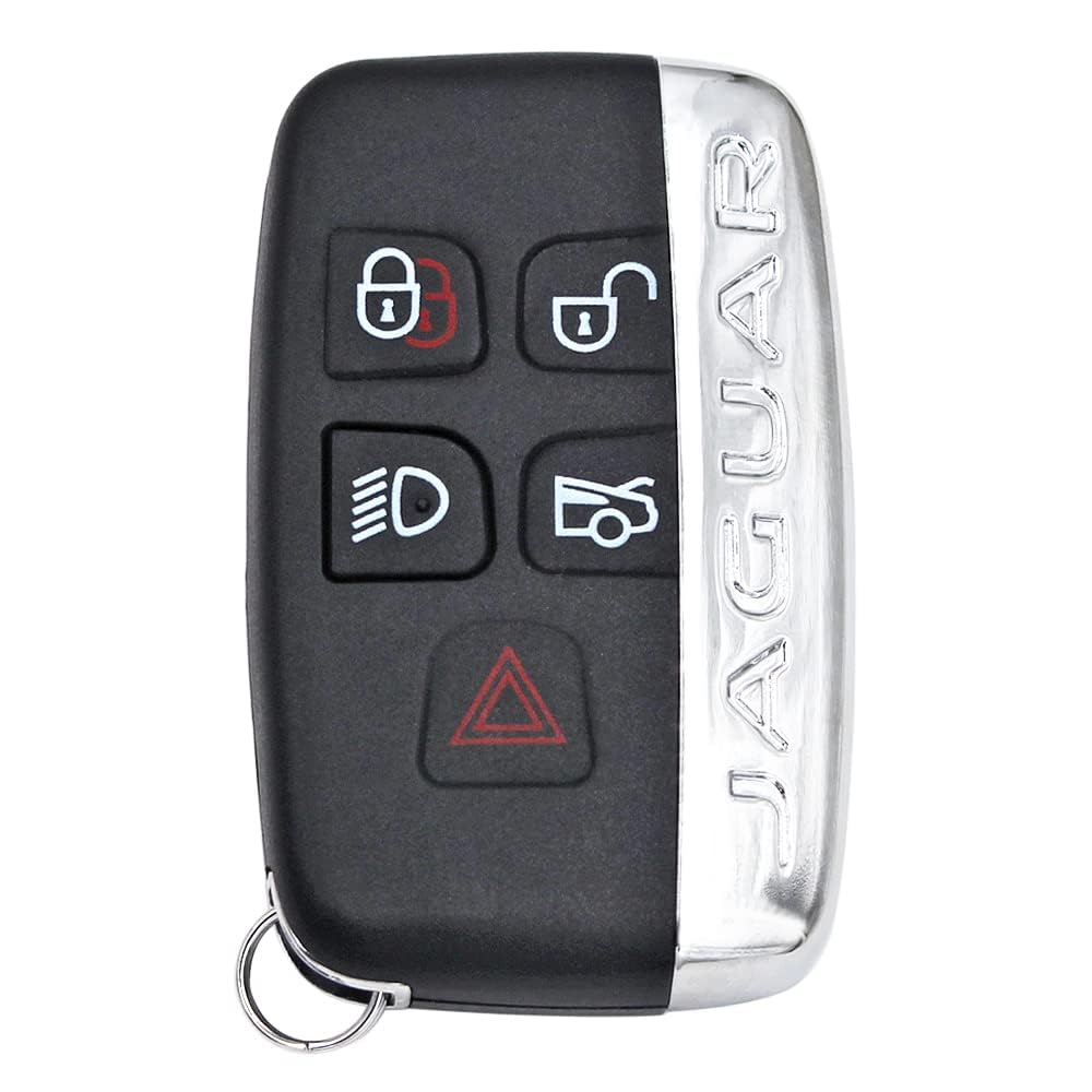 New Remote Key Shell Case Fob 5 Button for JAGUAR JLR XJ XJL XF ...