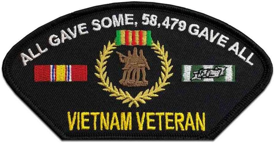 Amazon.com: Vietnam Veteran: All Gave Some, 58,479 Gave All Patch ...