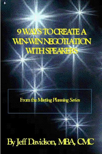 Amazon.com: 9 Ways to Create a Win-Win Negotiation with Speakers ...