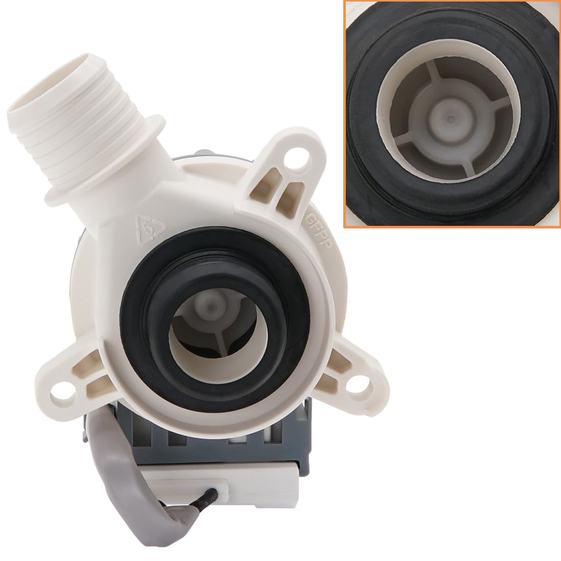 Snapklik.com : B40-3A01 Washer Drain Pump By SupHomie - Compatible
