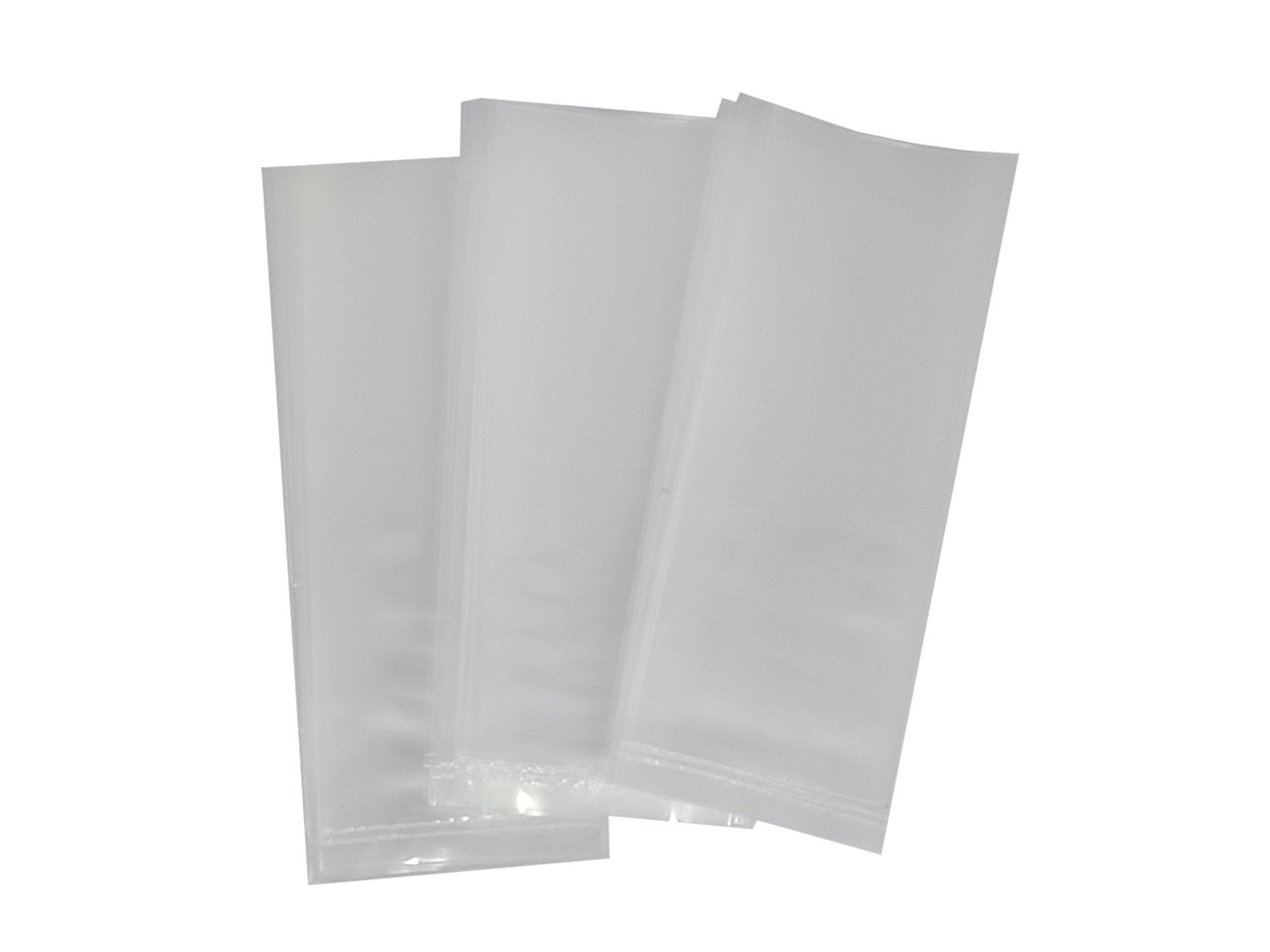 Xertas 3 x 8 inches Transparent Plastic Bags, Heat Sealable Open Top ...