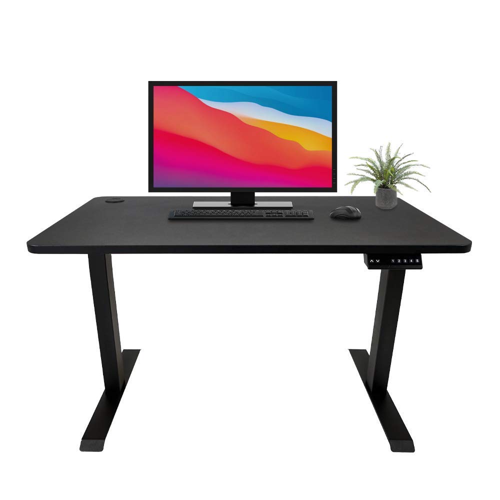 Amazon.com: PRIMETEK Electric Height Adjustable Workstation Standing Desk for Home Office with ...