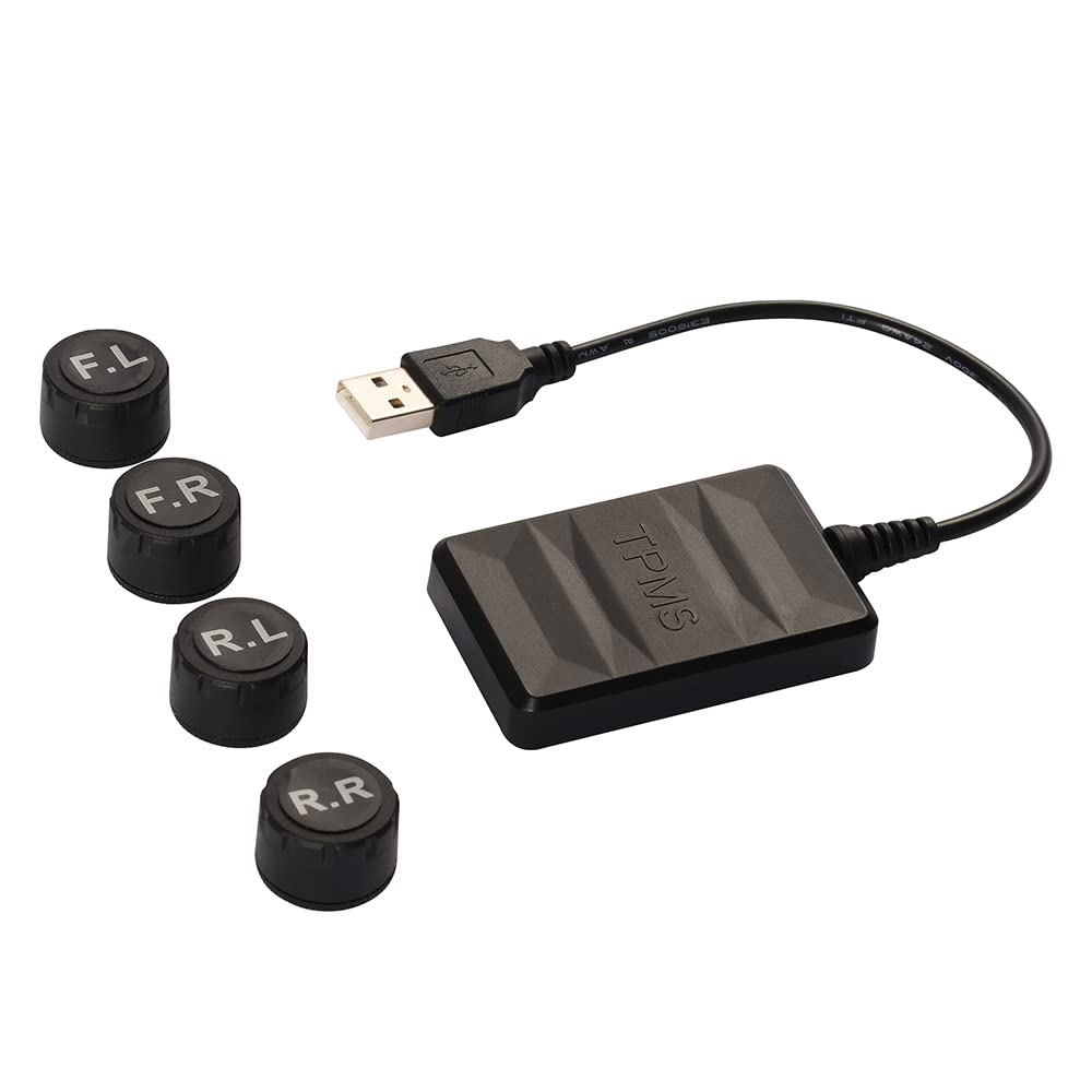 Amazon.com: Strpump Car Vehicle USB TPMS Tire Pressure Sensor Receiver ...