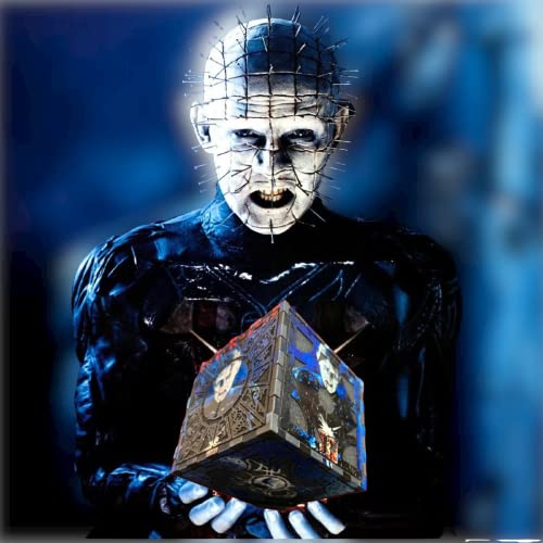 Amazon.com: Hellraiser Puzzle Box Laser Cut Puzzle Box Cube with Stand ...