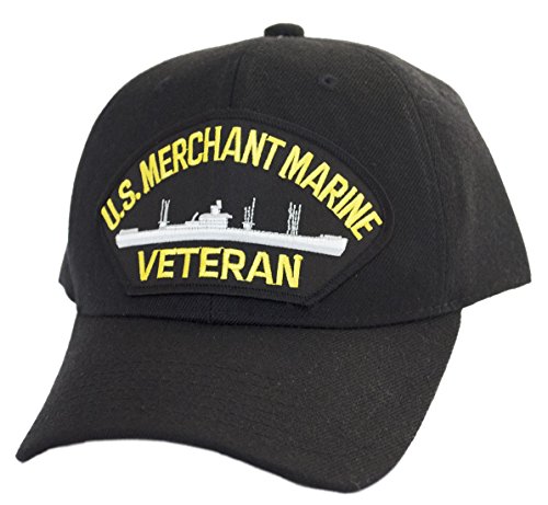 Military Productions US Merchant Marine Veteran Cap Black