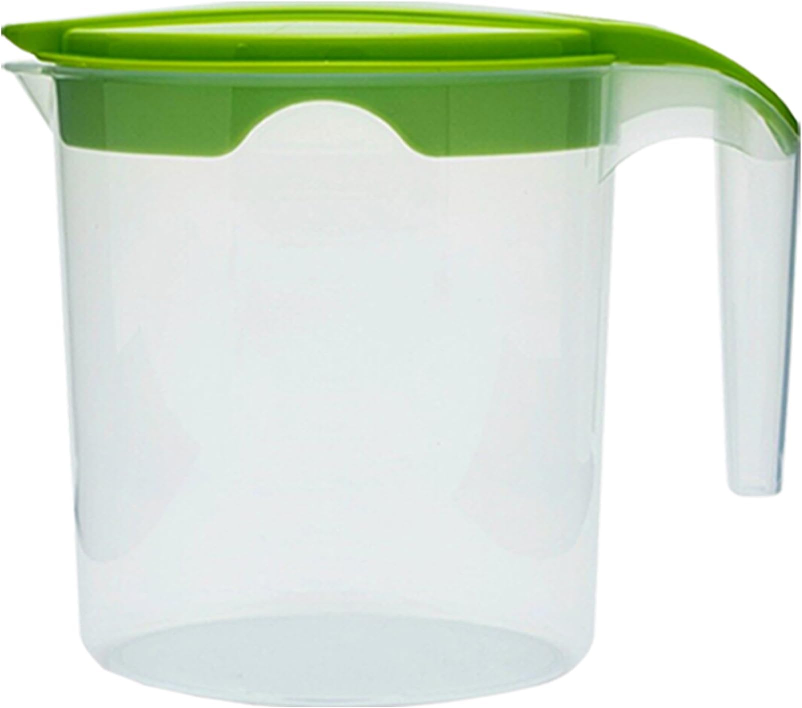 3 x Plastic 1 litre Jugs with Coloured Lid - Squash Water Fruit Juice ...